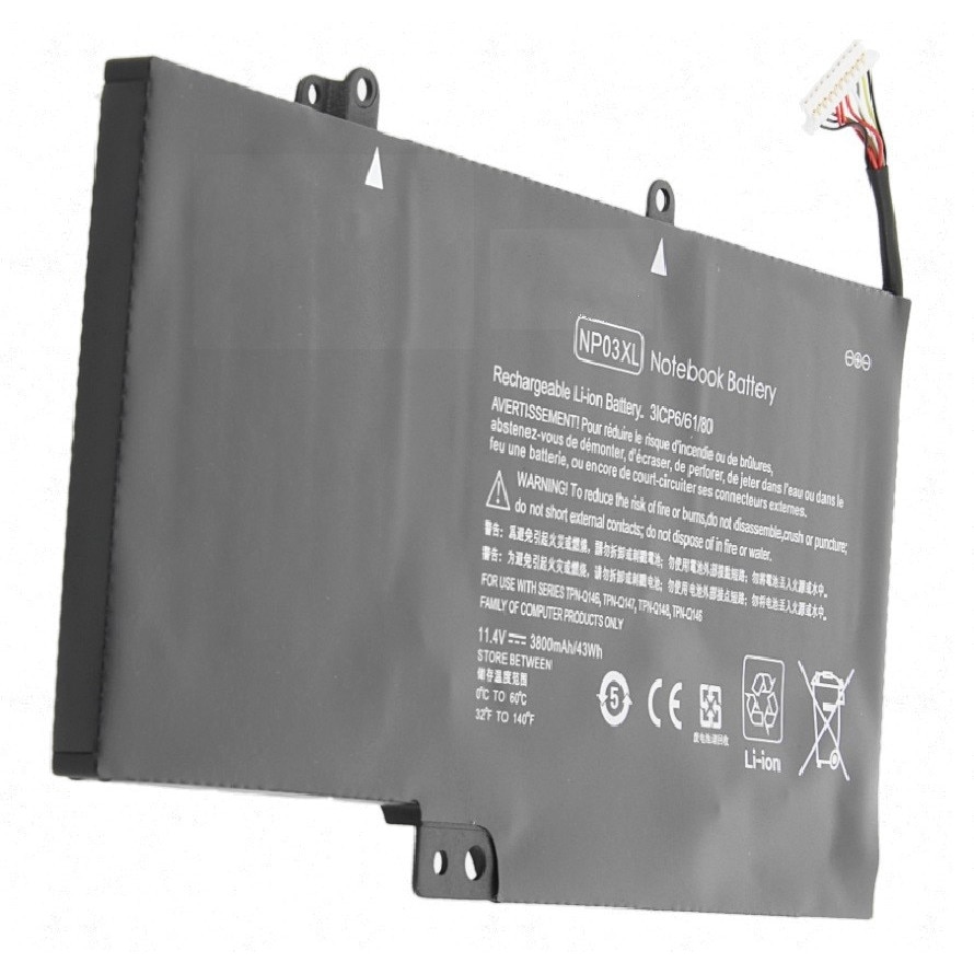 Батерия за лаптоп HP Pavilion 13 Envy 15 x360 NP03 NP03XL HSTNN-LB6L ...
