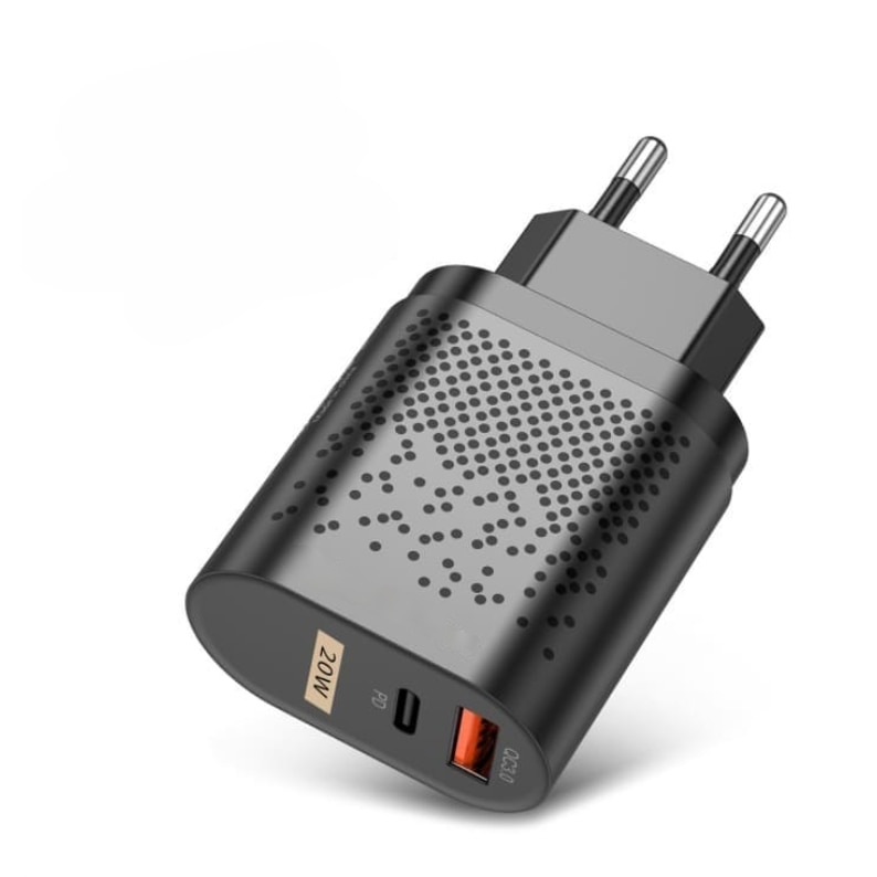 Incarcator Priza Inteligent Luxer, 1 port USB 3.0 si 1 port USB Type C ...