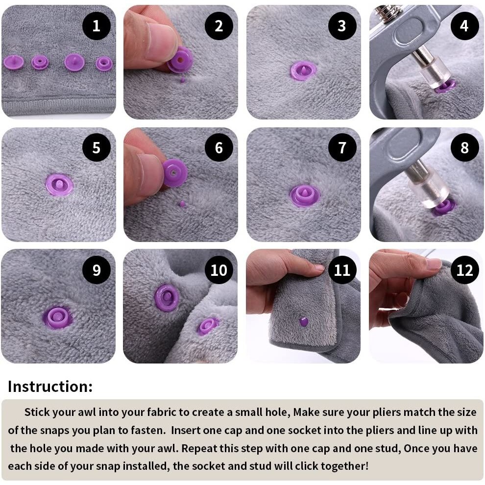 Set 360 butoane, Yatovur, Plastic, Multicolor - eMAG.ro