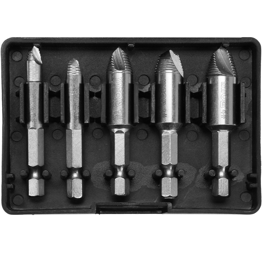 Set 5 extractoare suruburi rupte cu diametru cuprins in intervalul 6 ...