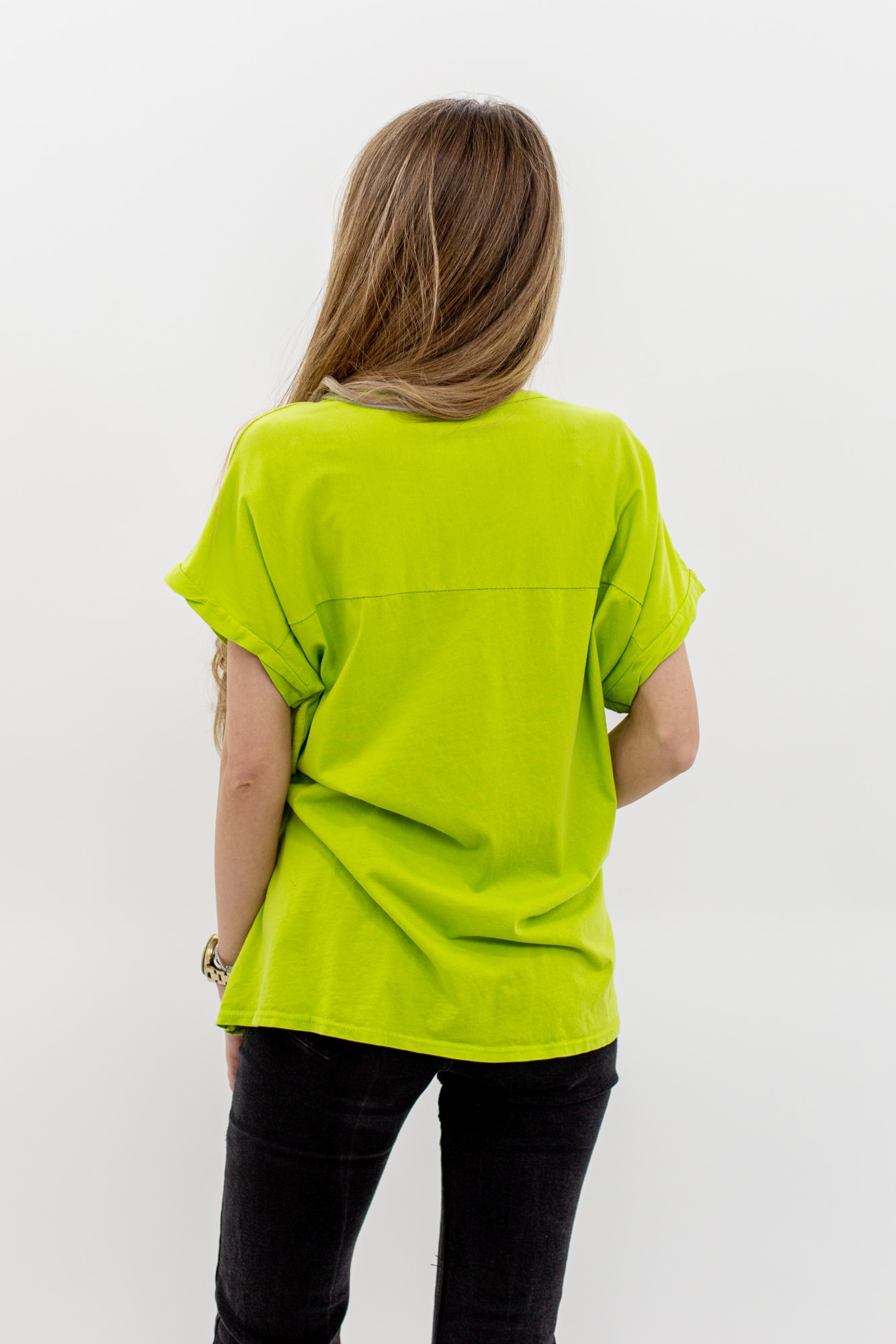Tricou dama, Perfectly, Verde fistic, One Size - eMAG.ro