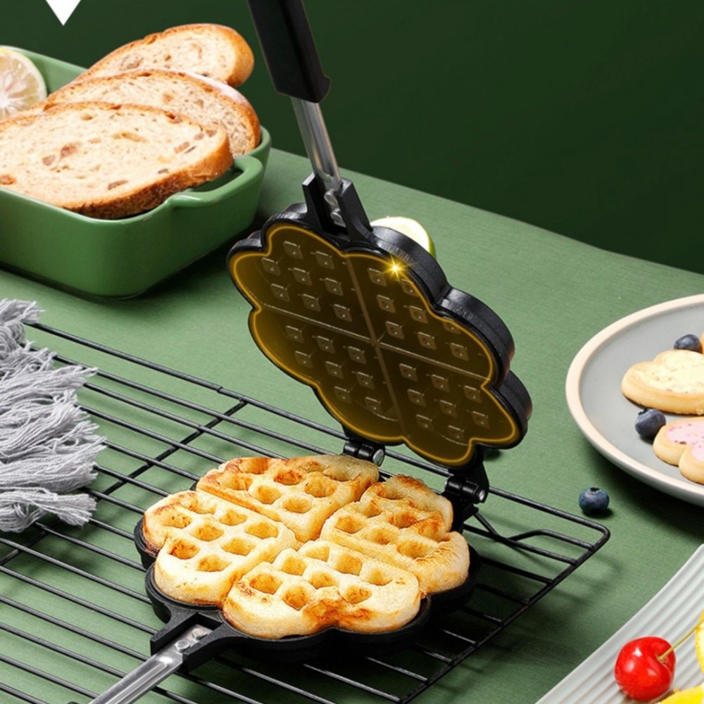 Tigaie vafe sau gofre in forma de inima, 33x15 cm - eMAG.ro