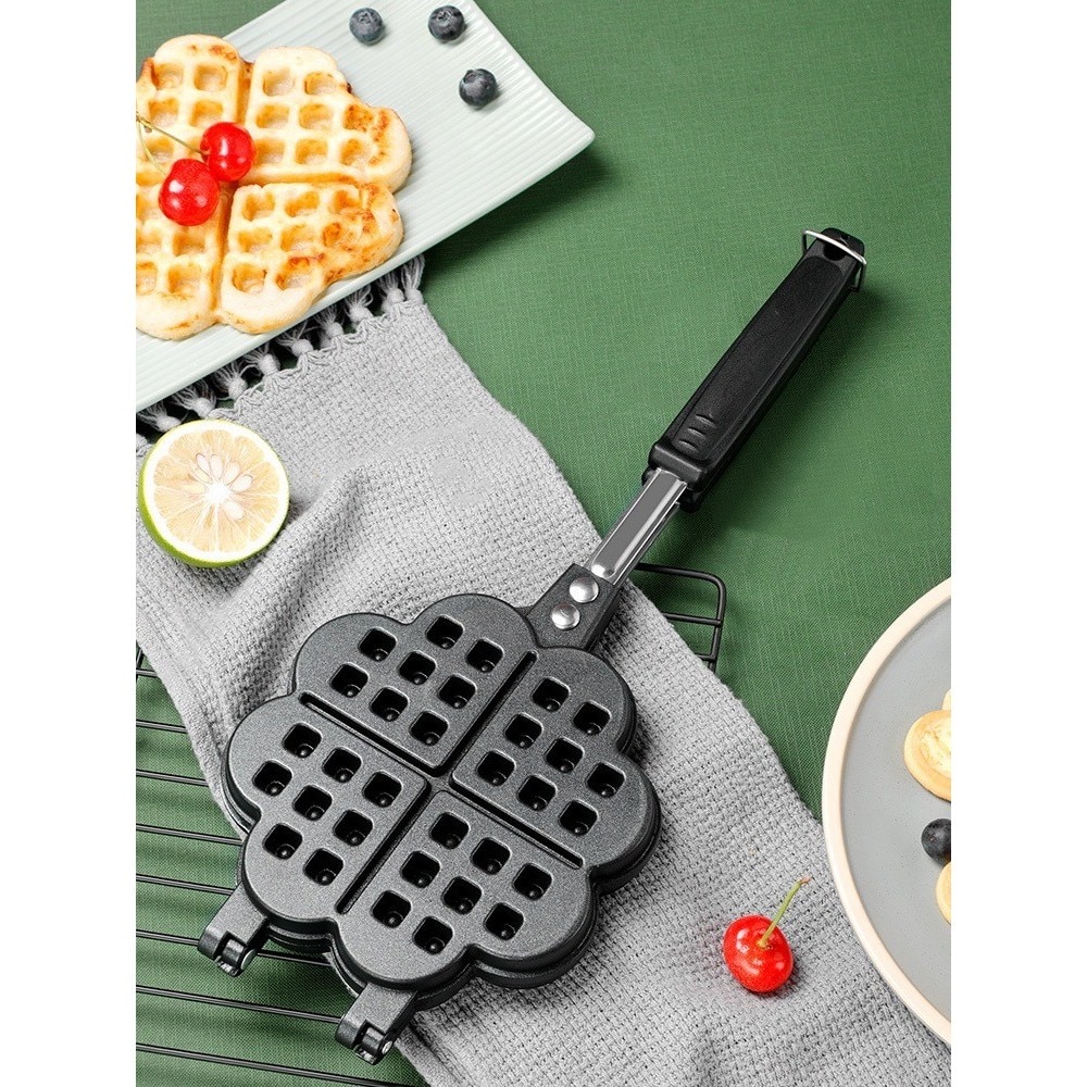 Tigaie vafe sau gofre in forma de inima, 33x15 cm - eMAG.ro