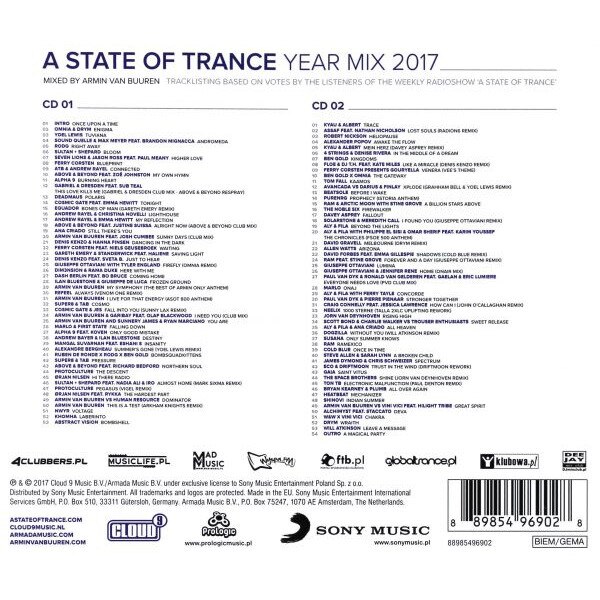 Armin van Buuren: A State of Trance Year Mix 2017 [2CD] - eMAG.ro