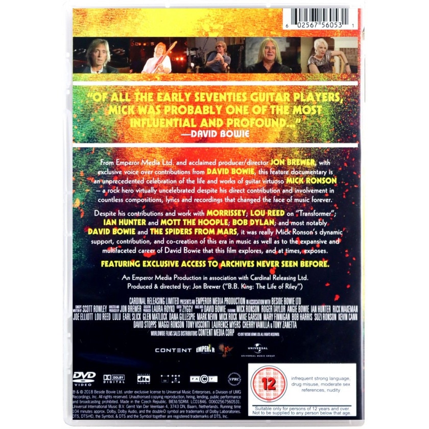 Beside Bowie: The Mick Ronson Story [DVD] - eMAG.hu