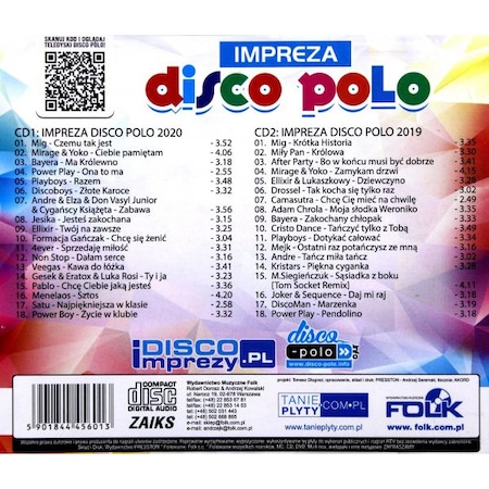 Impreza Disco Polo 2020 [2CD] - eMAG.ro