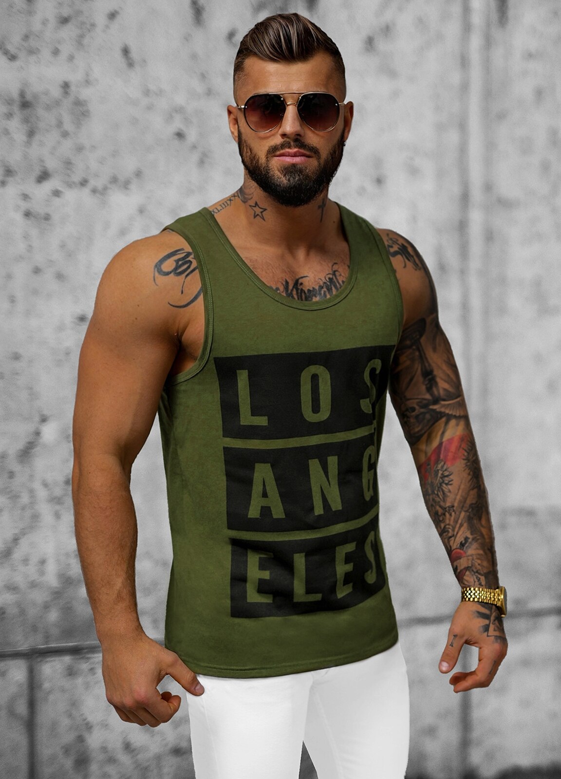 Maiou barbati verde OZONEE O/T105/29Z L - eMAG.ro