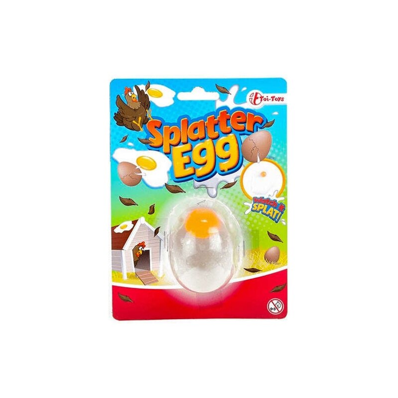 Minge squishy in forma de ou Splatter Egg, Toi-Toys - eMAG.ro