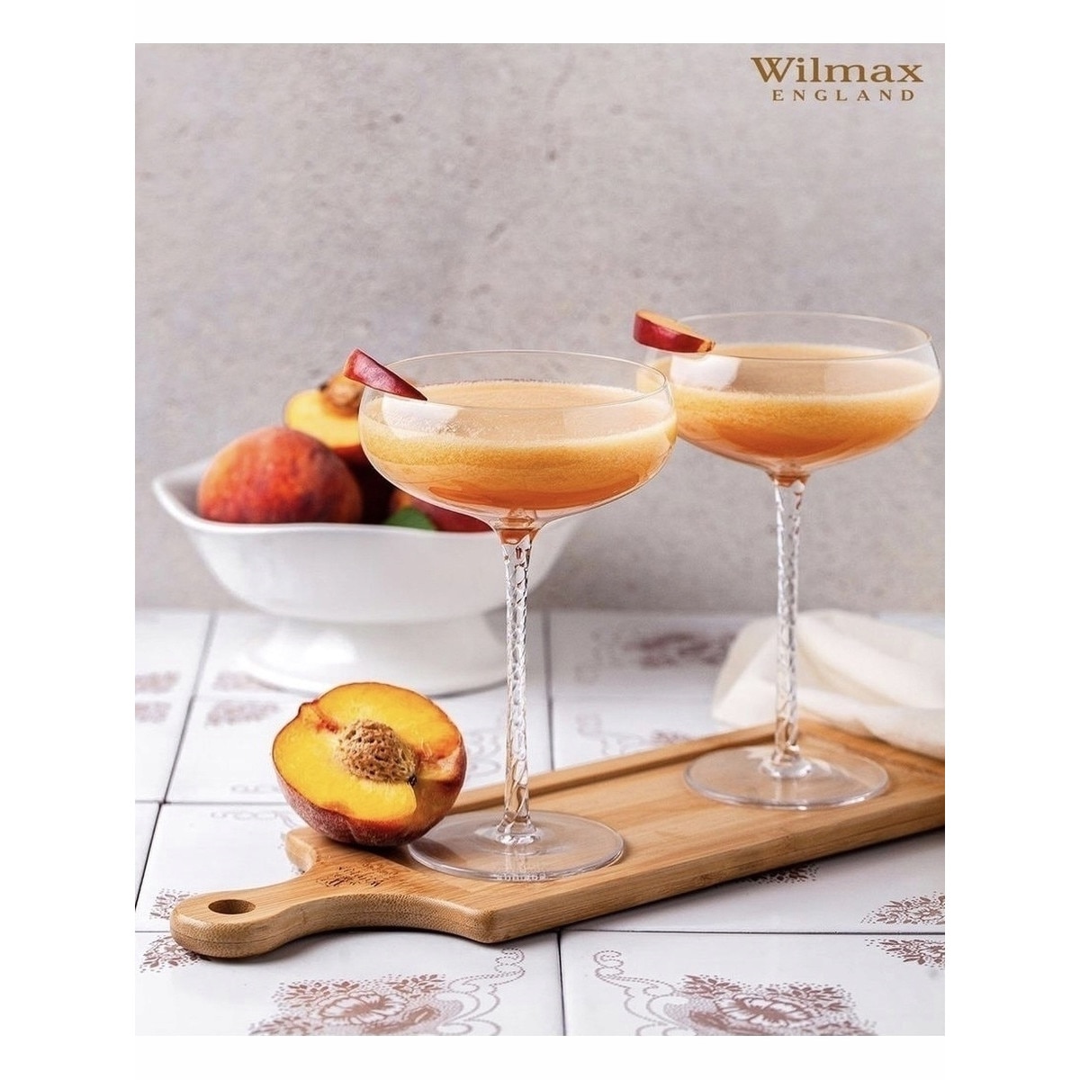 Set Pahare Sampanie cristal, 2 piese, Julia, Sticla Transparenta, 300 ...