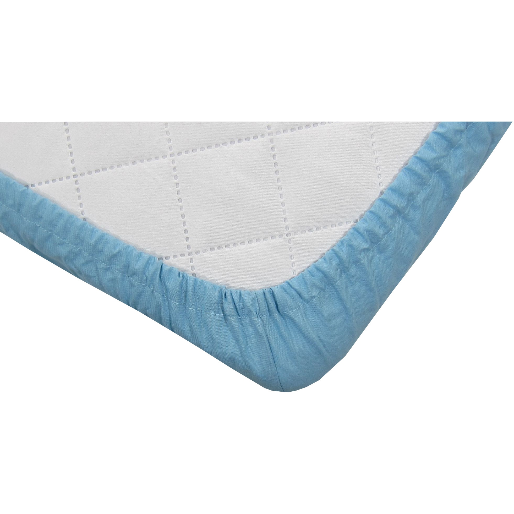 Cearceaf cu elastic, 120x60 cm, bumbac certificat Oeko Tex, PCE bleu ...