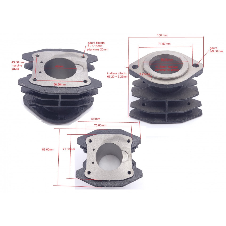 Cilindru cap compresor 42mm BM20-50 D1420 - eMAG.ro