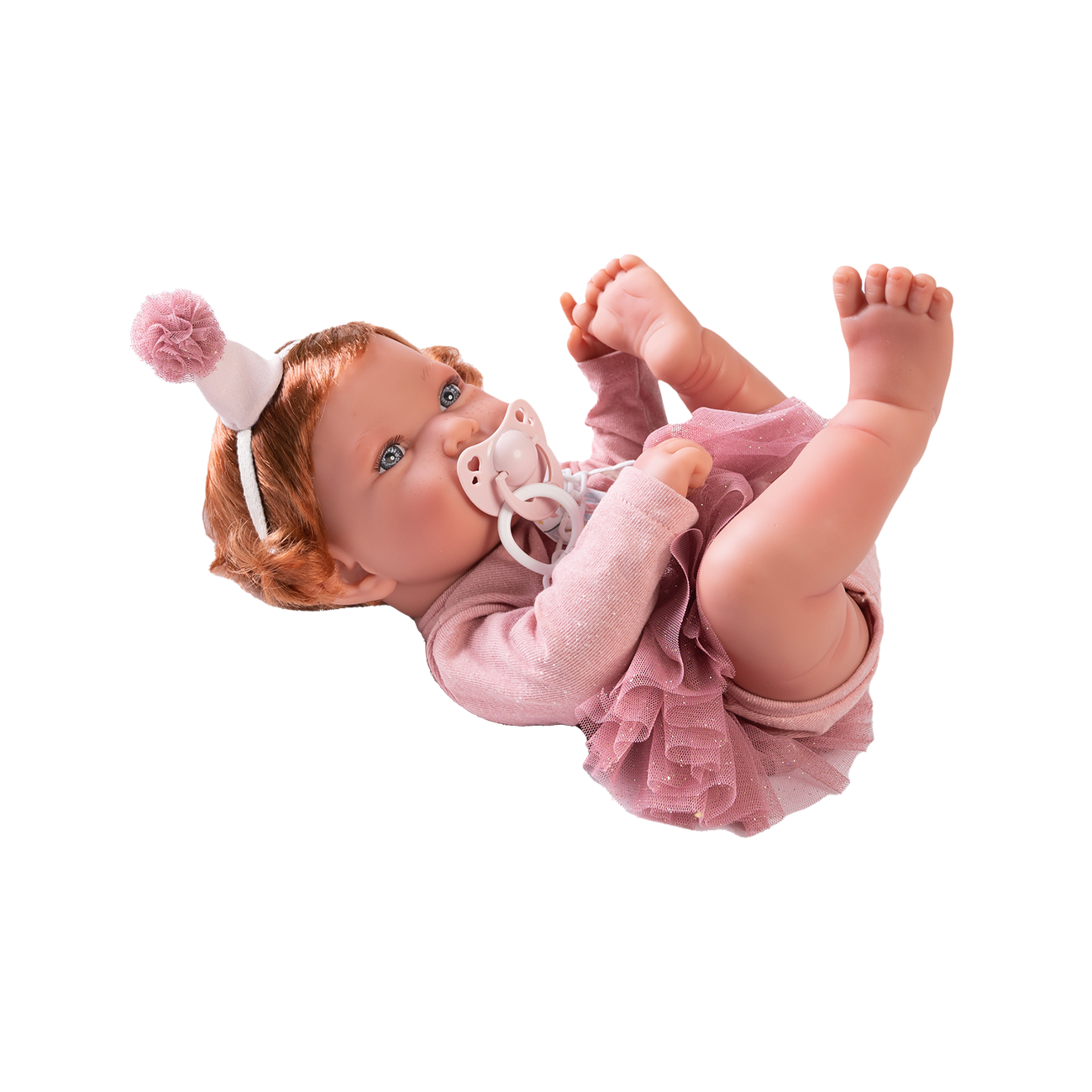 Papusa Bebe Realist, La multi Ani Pentru Pipa, 42 cm, Antonio Juan ...