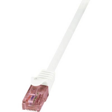 Cablu patch cord UTP LOGILINK Cat6, LSZH, cupru, 2 m, alb, AWG26 - eMAG.ro