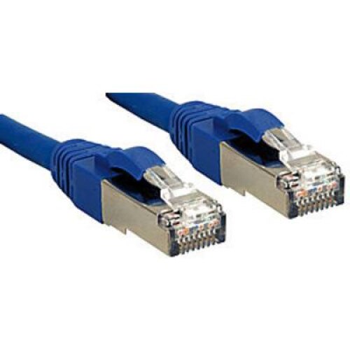 Cablu de conectare la retea, Lindy, RJ45 CAT 6 S/FTP, 3m, Albastru ...