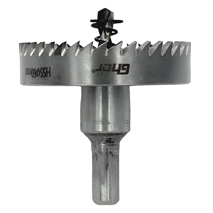 Carota pentru metal, HSS-M2, cu burghiu pentru centrare, Gher, Ø60 mm ...