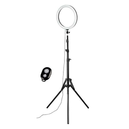 Lampa Circulara Mica cu LED GREATON, Ring Light, Telecomanda Selfie, 58 ...