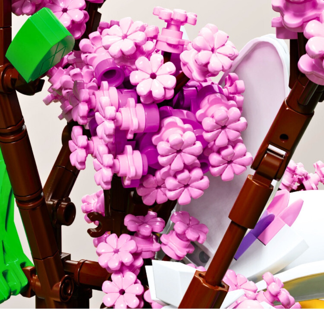 LEGO, Flori de liliac in ghiveci cu ramuri ajustabile, 974 piese ...