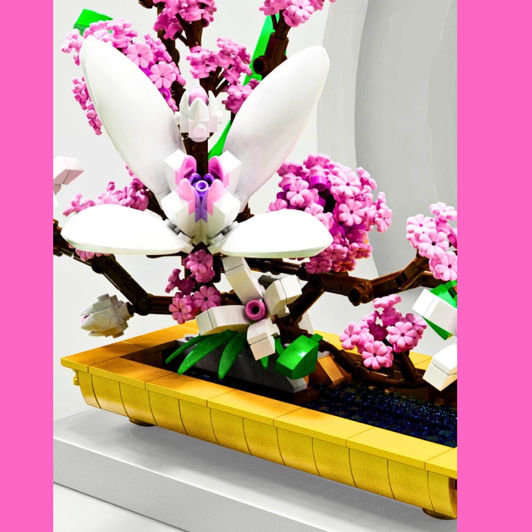 LEGO, Flori de liliac in ghiveci cu ramuri ajustabile, 974 piese ...