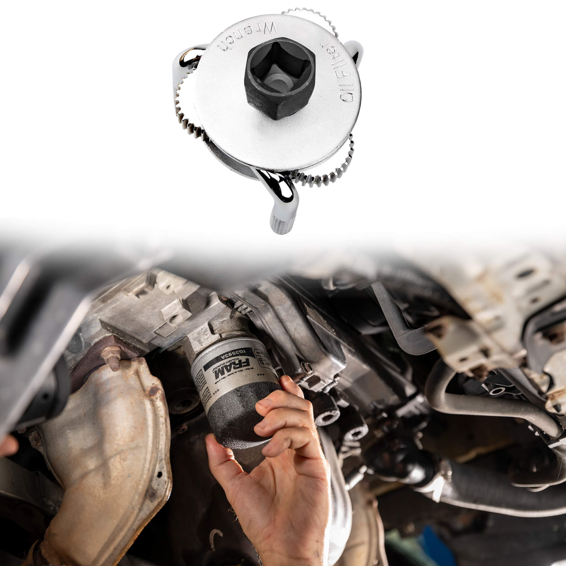 Cheie Filtru Ulei Cu 3 Brate, Universal, Ajustabil, 65-125mm - eMAG.ro