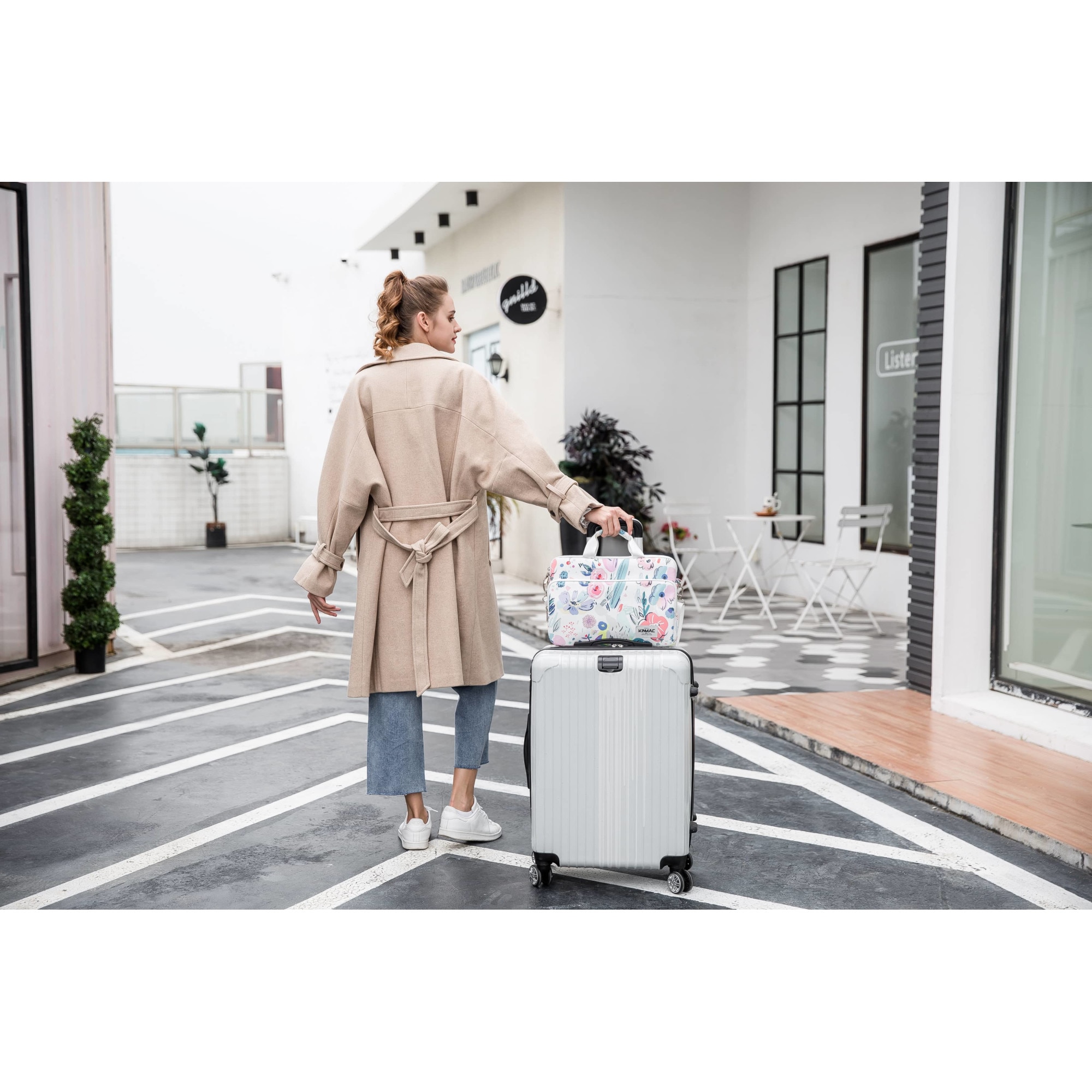 Geanta Laptop Kinmac Floral Art, 15.6" - eMAG.ro