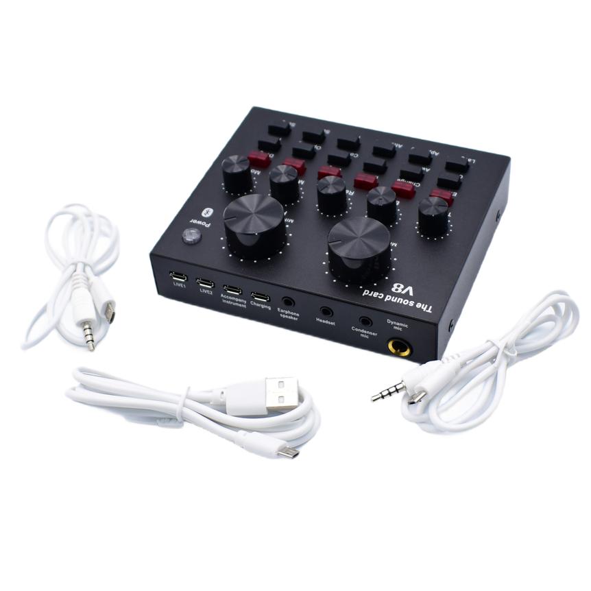 Placa de sunet Phuture™ ZZN-V8 externa transmisie live, intrare ...