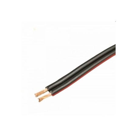 Rola 100 metri cablu PVC 2x0.5, negru - eMAG.ro