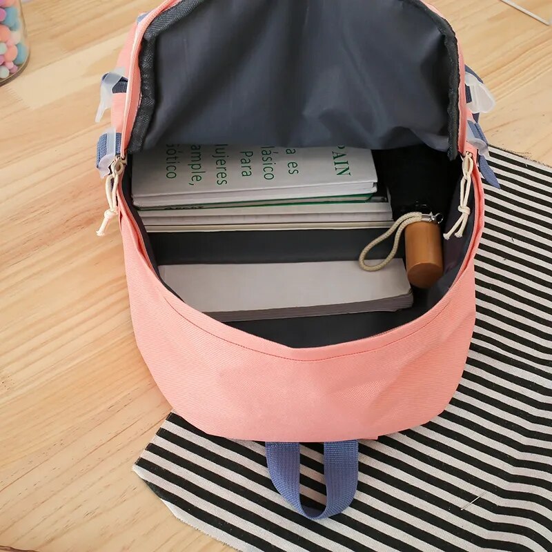 Set scoala ghiozdan, penar, geanta pachet, saculet cu snur, sacosa cu ...