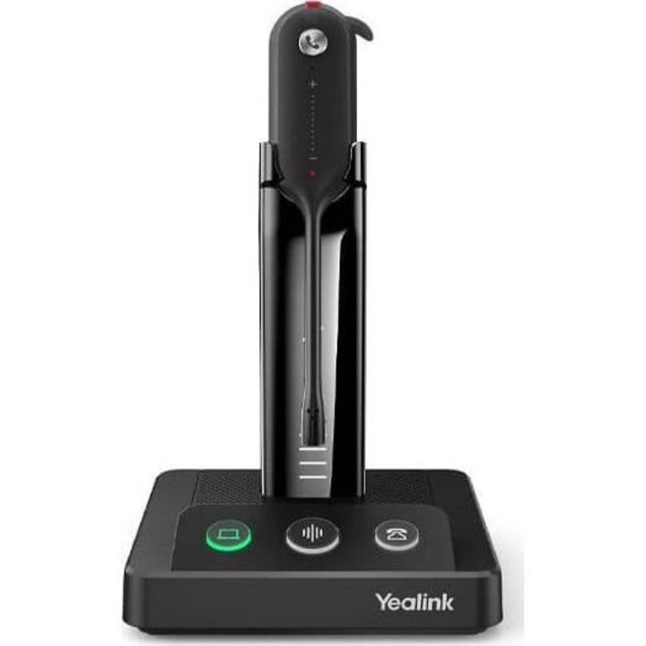 Слушалка с микрофон Yealink WH63 UC, 1308009, черна - eMAG.bg