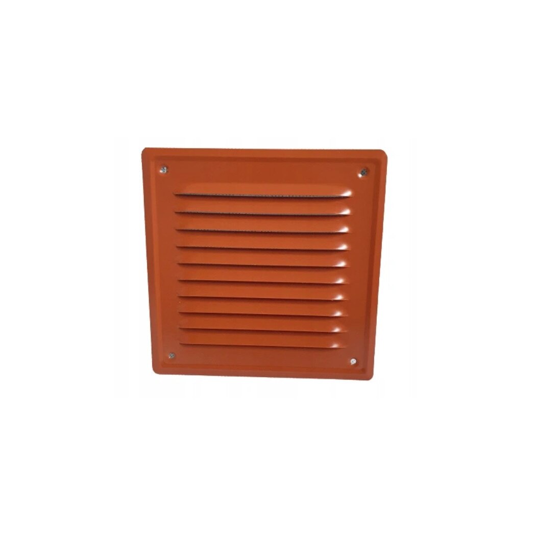 Grila de ventilatie cos, Otel, 14x14cm, Maro - eMAG.ro