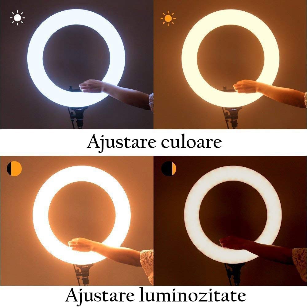 Lampa Circulara cu LED pentru Fotografii SIKS, 162 LED-uri ...