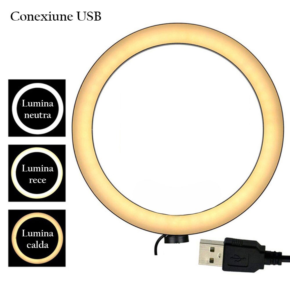 Lampa Circulara cu LED pentru Fotografii SIKS, 162 LED-uri ...