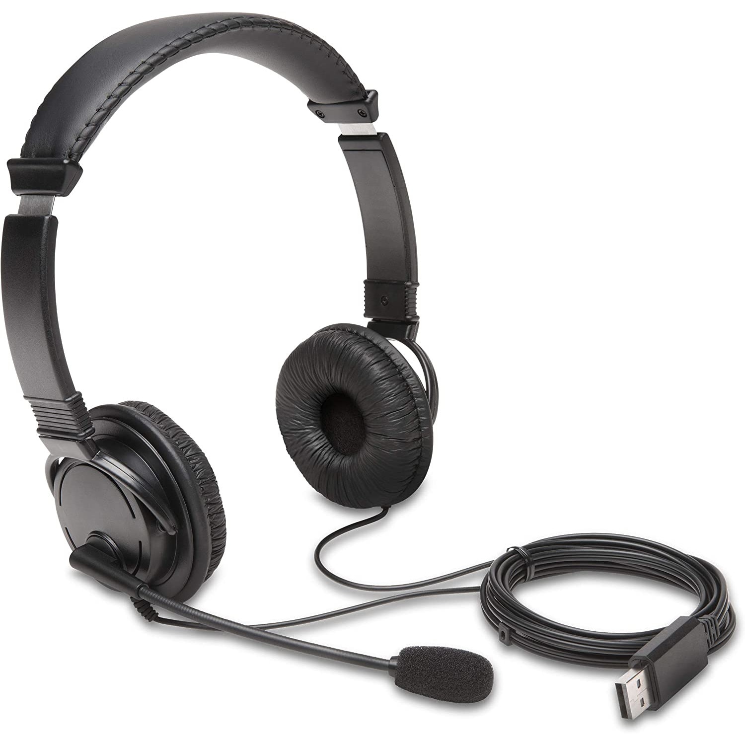 Casti Kensington H2000, reglabile, microfon cu anulare sunet inclus ...