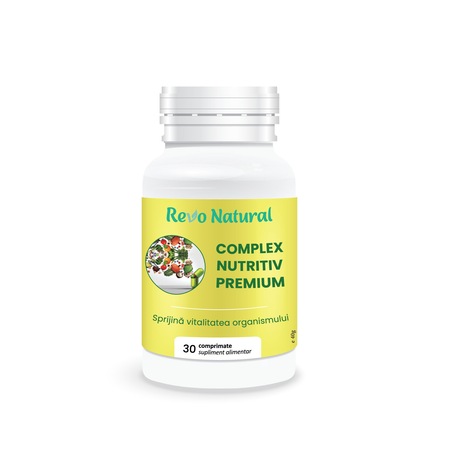 Supliment alimentar, Complex Nutritiv Premium, 30 comprimate, Revo ...