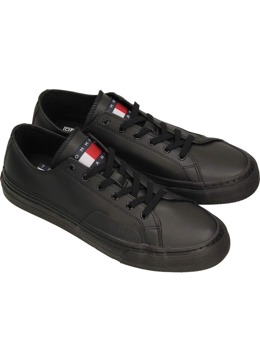 Tenisi barbati, Tommy Jeans, Piele ecologica, Negru, Marime 45 - eMAG.ro