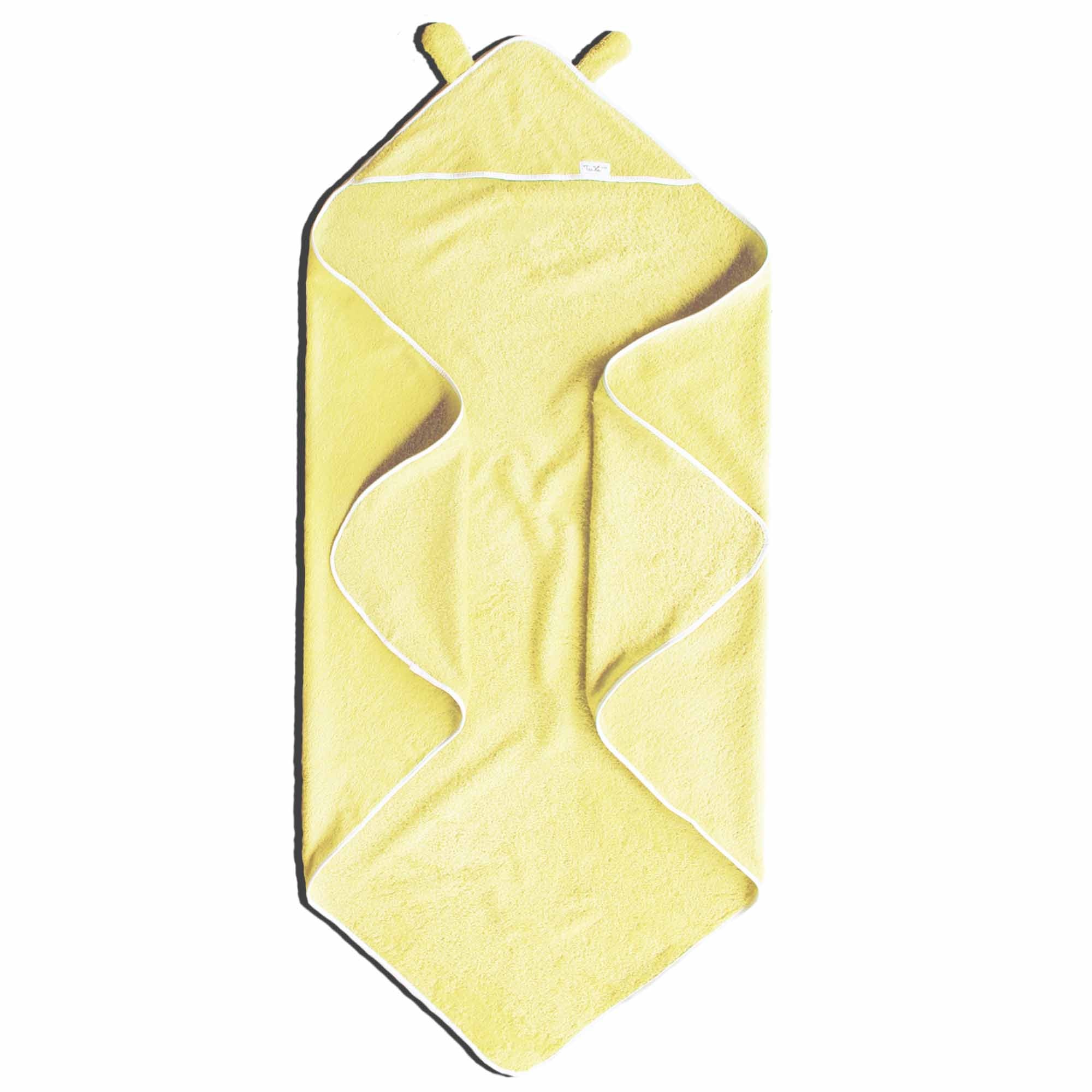 Prosop mare pentru bebelusi, 100x100 cm, bumbac 100%, gluga cu ...