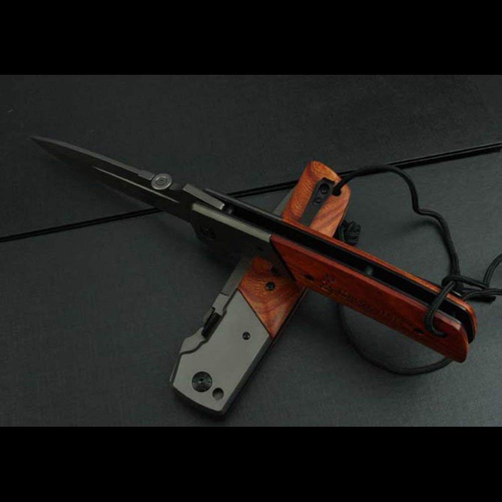 Cutit tactic de vanatoare, Zola®, pliabil, metal si lemn, lungimea ...