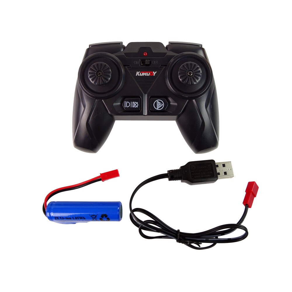 Tractor de jucarie RC, cu telecomanda si macara, verde, 1:24, 13345 ...