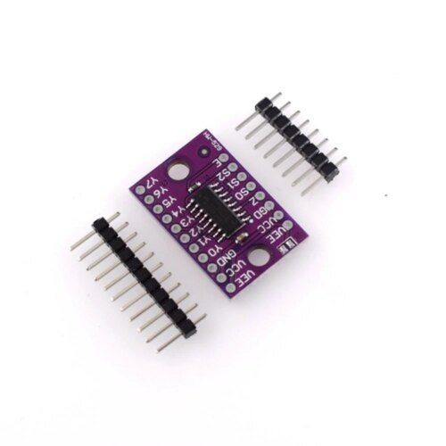 Modul multiplexor analogic, modulshop, 8 canale, Negru/Mov - eMAG.ro