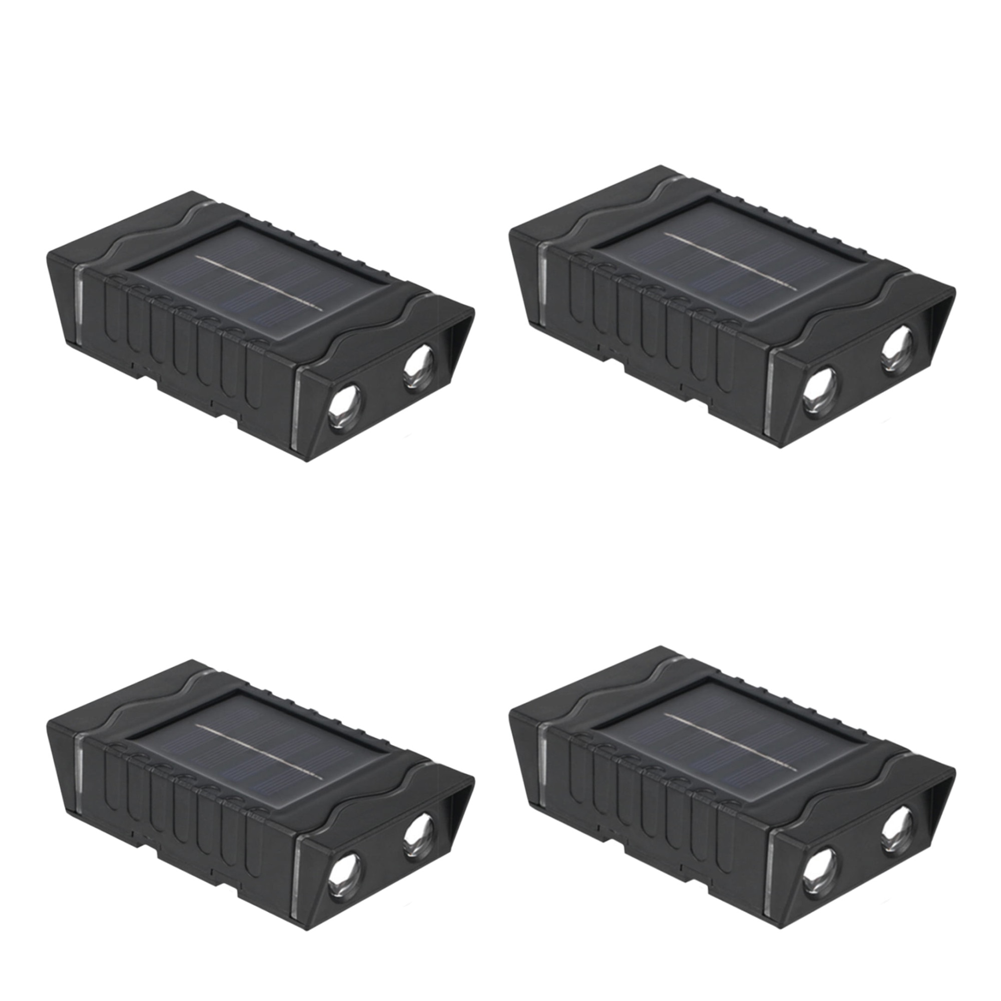 Set 4 lampi solare LED arhitecturale, ambientale, aplica pentru perete ...