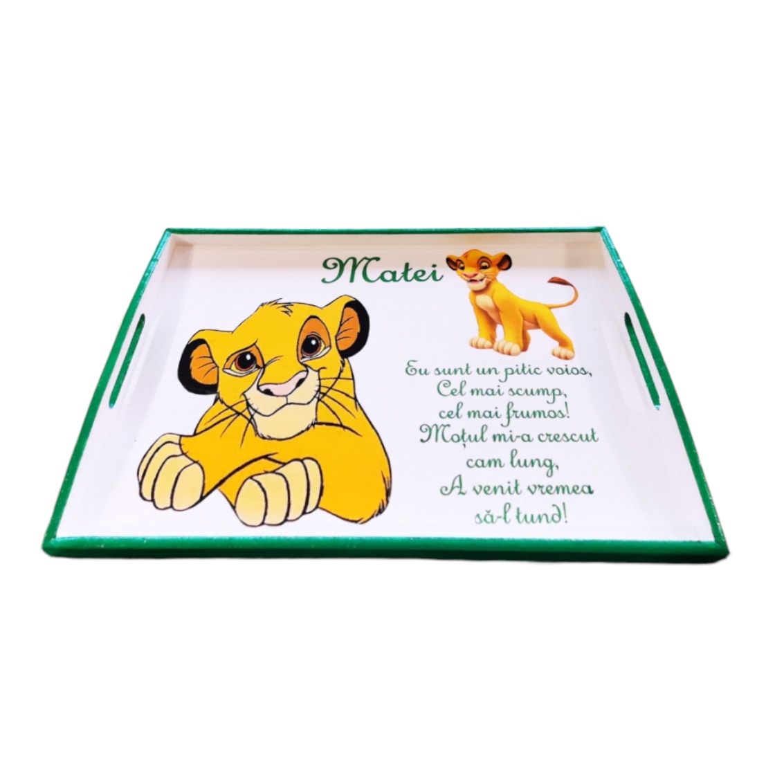 Set tava pentru mot/turta Leul Simba, Verde, 8 piese, 26 x 38 cm - eMAG.ro