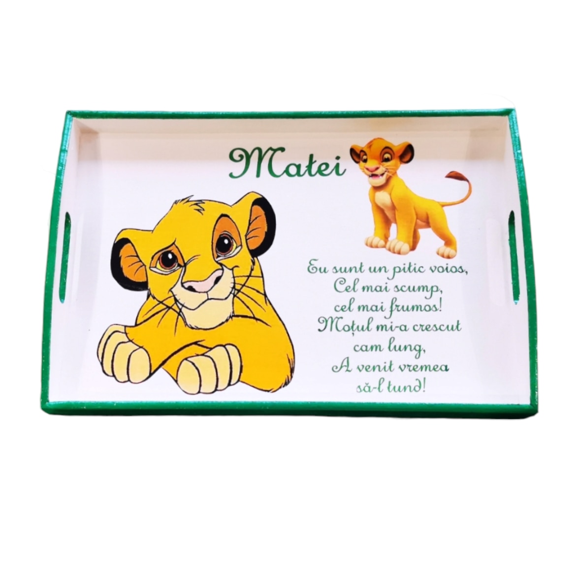 Set tava pentru mot/turta Leul Simba, Verde, 8 piese, 26 x 38 cm - eMAG.ro