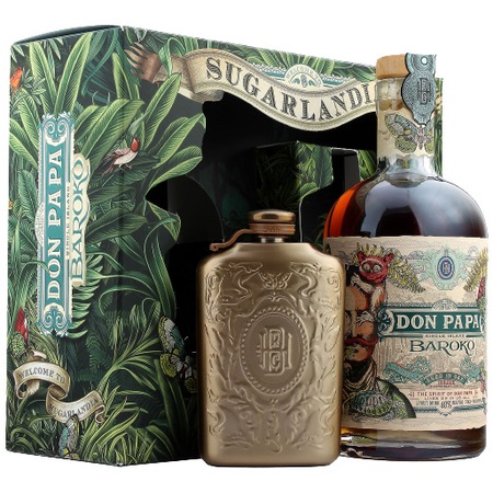 Rom Don Papa Baroko, 40%, 0.7l + Flask - eMAG.ro