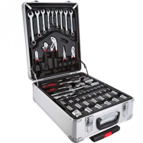 Trusa scule Timeless Tools, 599 piese in valiza aluminiu tip troler ...