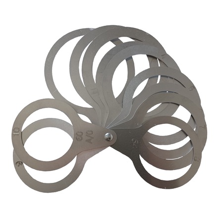 Calibru inelar pentru sortarea portocalelor, din aluminiu, cu 11 inele ...