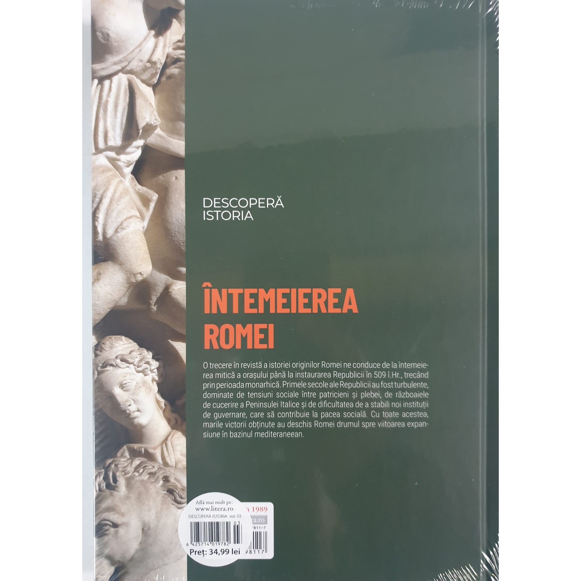 Descopera istoria volumul 3, Intemeierea Romei - eMAG.ro