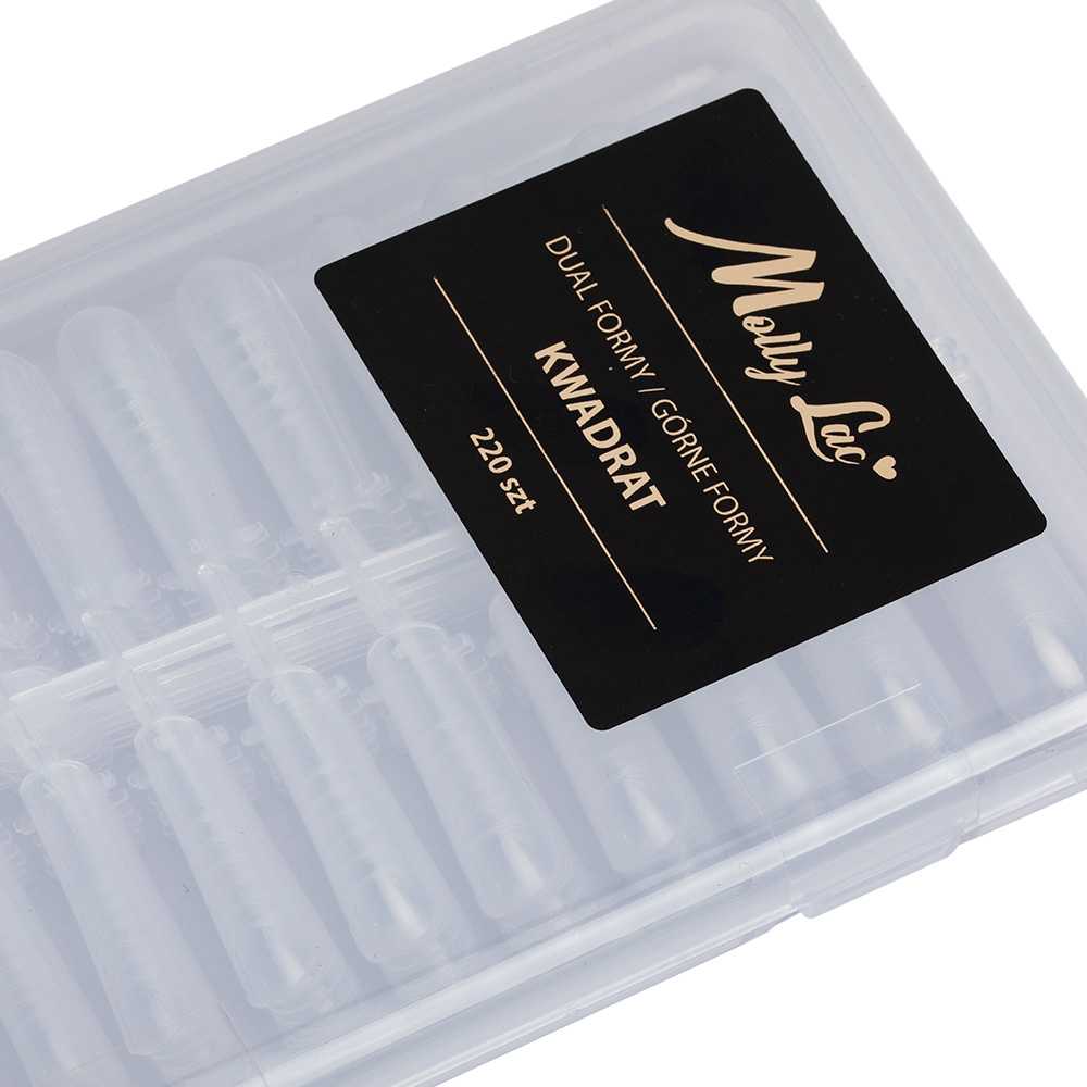 Tips unghii pentru tehnica acrilica/gel, Molly Lac, 220 bucati ...
