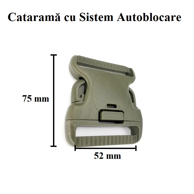 Catarama Centura Tactica 52mm ABS, Pafta Curea Securitate, Accesooriu ...