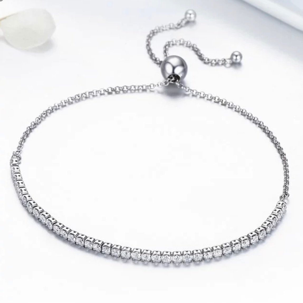 Bratara tenis argint 925 cu pietre zirconiu 17-21cm - eMAG.ro