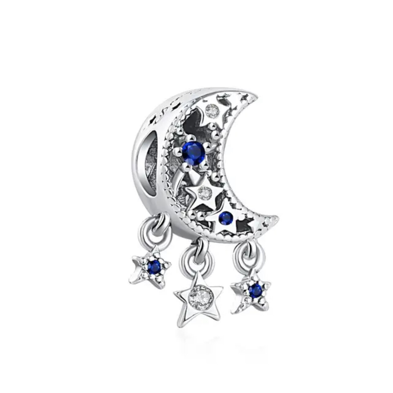 Talisman din Argint 925 Charm compatibil Pandora Semiluna 1cm - eMAG.ro