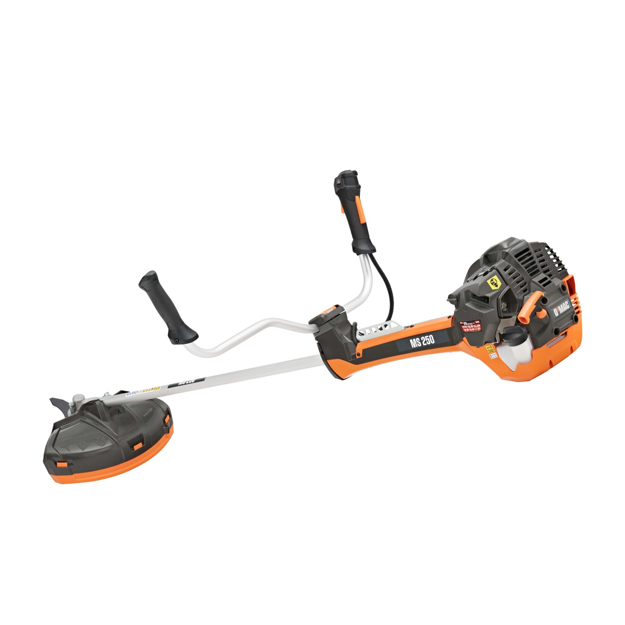 Motocoasa pe benzina O-Mac, motor in 2T, 2.5 CP, 1.7 kW, latimea de ...